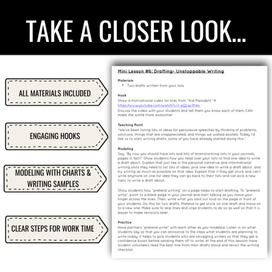 Opinion/Persuasive Writing Unit - Amanda Write Now