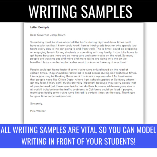 Opinion/Persuasive Writing Unit - Amanda Write Now