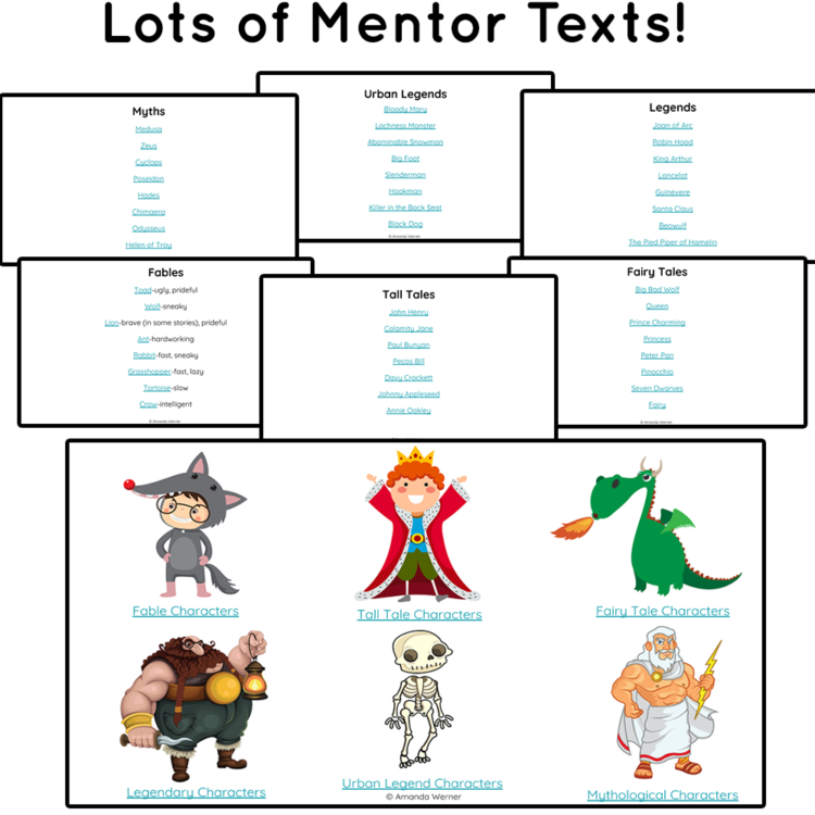 Folktale Mini Lessons - Amanda Write Now