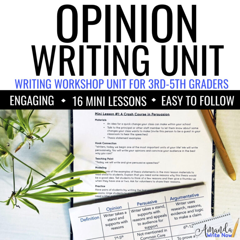 Opinion, Persuasive or Argumentative Writing? - Amanda Write Now