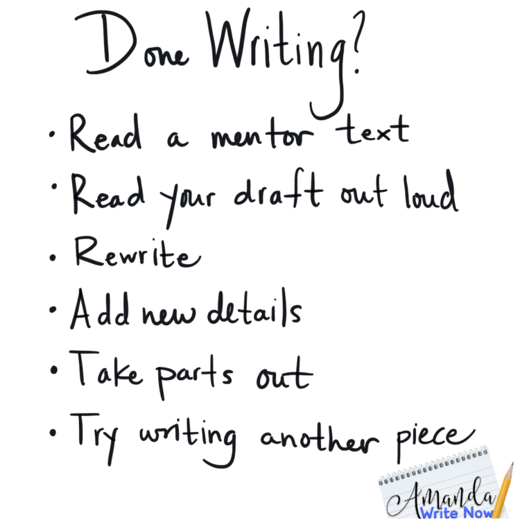 Writing Charts - Amanda Write Now