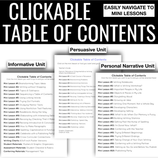 3rd-5th Grade Writing Bundle - Amanda Write Now