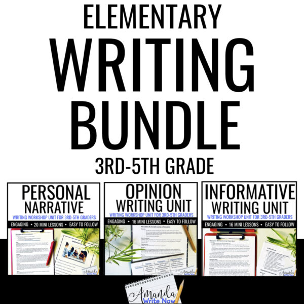 3rd-5th Grade Writing Bundle - Amanda Write Now
