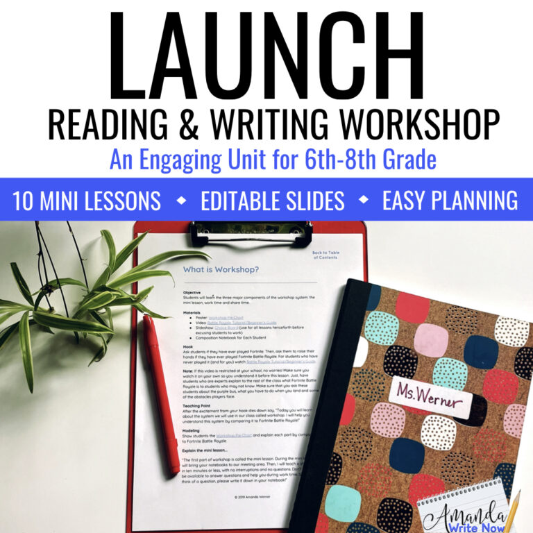 Launching Writing Workshop: First 14 Days Planned for You