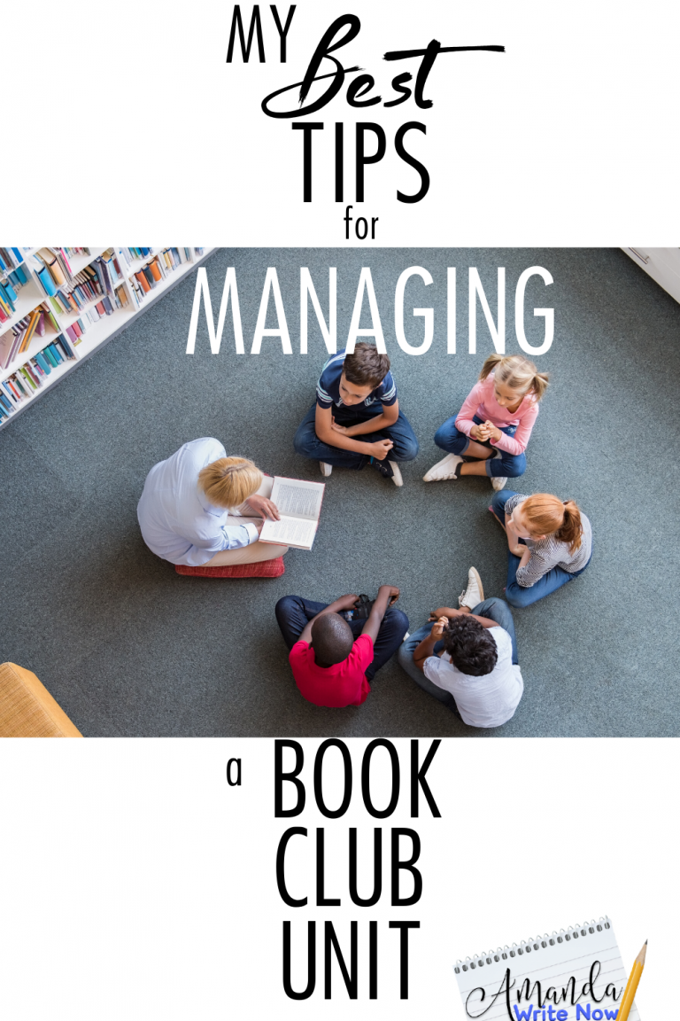 My Best Tips for Managing a Book Club Unit - Amanda Write Now