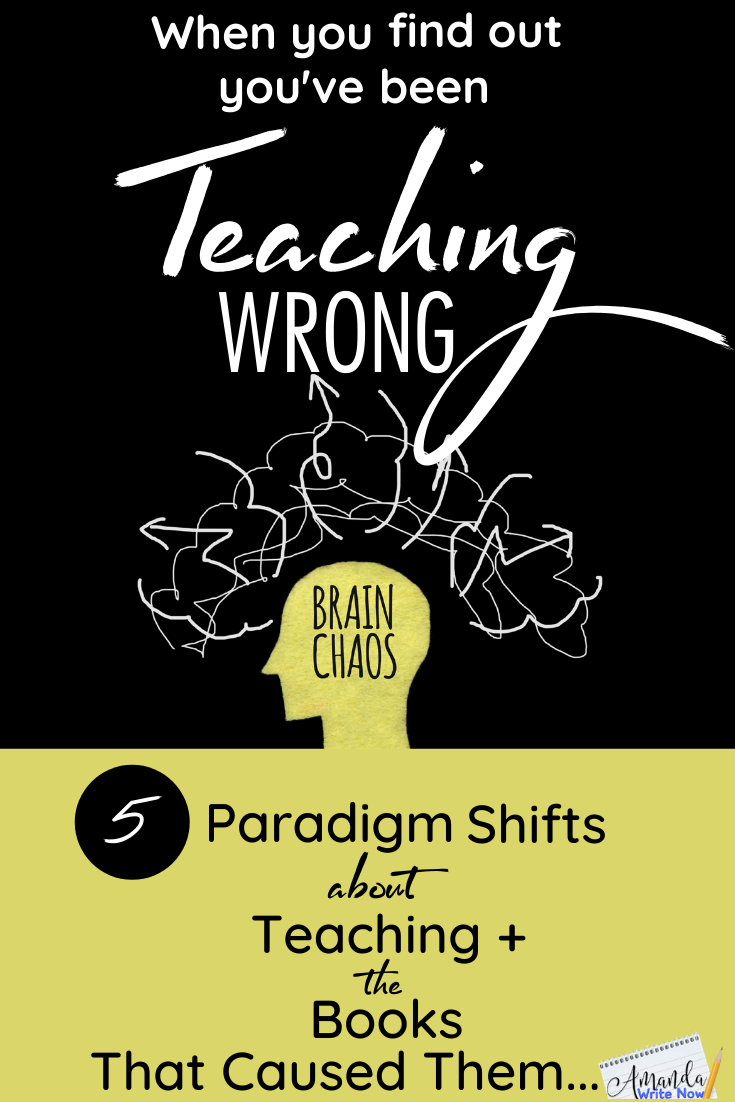 When you find out you've been teaching wrong... - Amanda Write Now