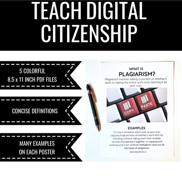 Digital Citizenship Posters - Amanda Write Now