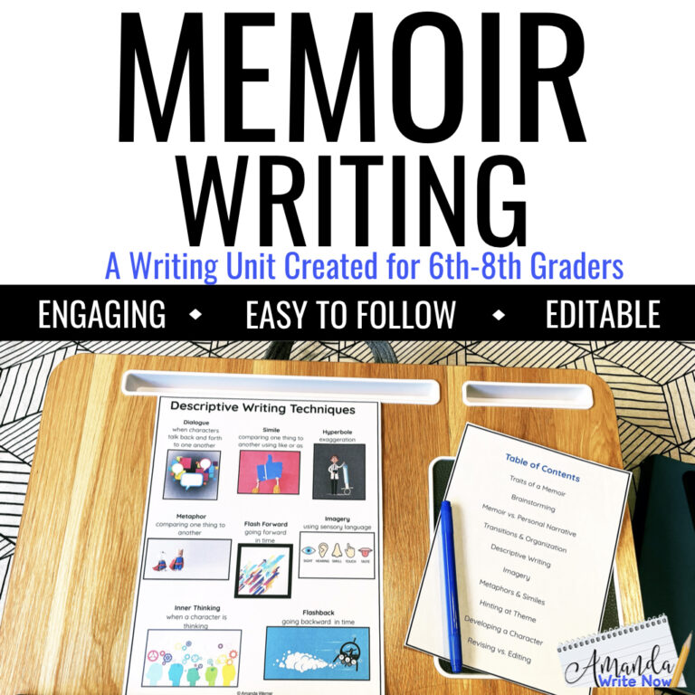 Mentor Texts for Middle School by Genre+Summaries and Skills to Teach
