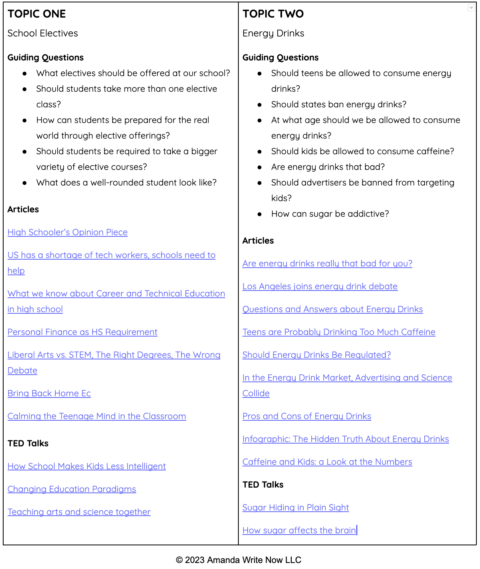 The Absolute Best Way to Start an Argumentative Writing Unit - Amanda ...