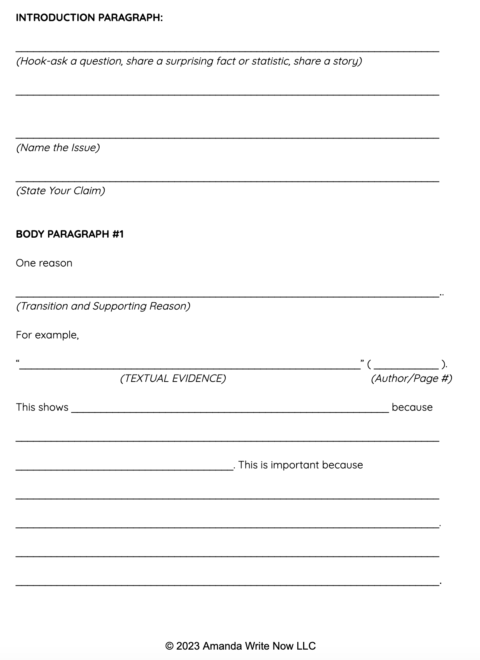 The Absolute Best Way to Start an Argumentative Writing Unit - Amanda ...